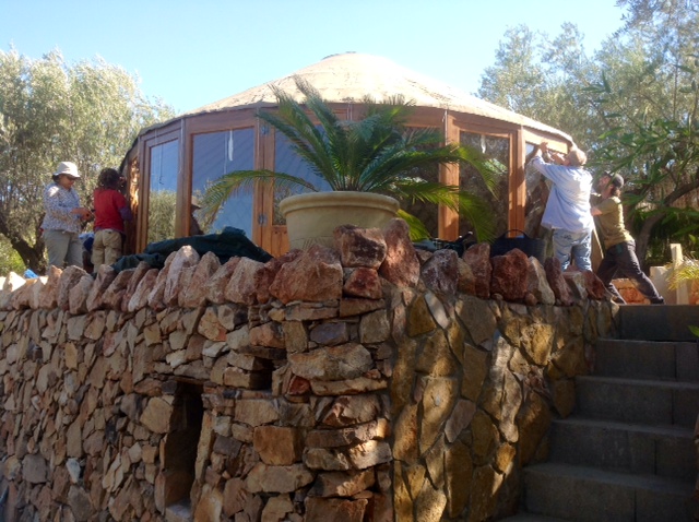 Pitch Glass Wall Yurt | Yurt Workshop Photo Gallery