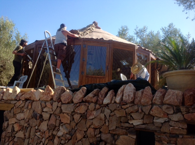 Pitch Glass Wall Yurt | Yurt Workshop Photo Gallery